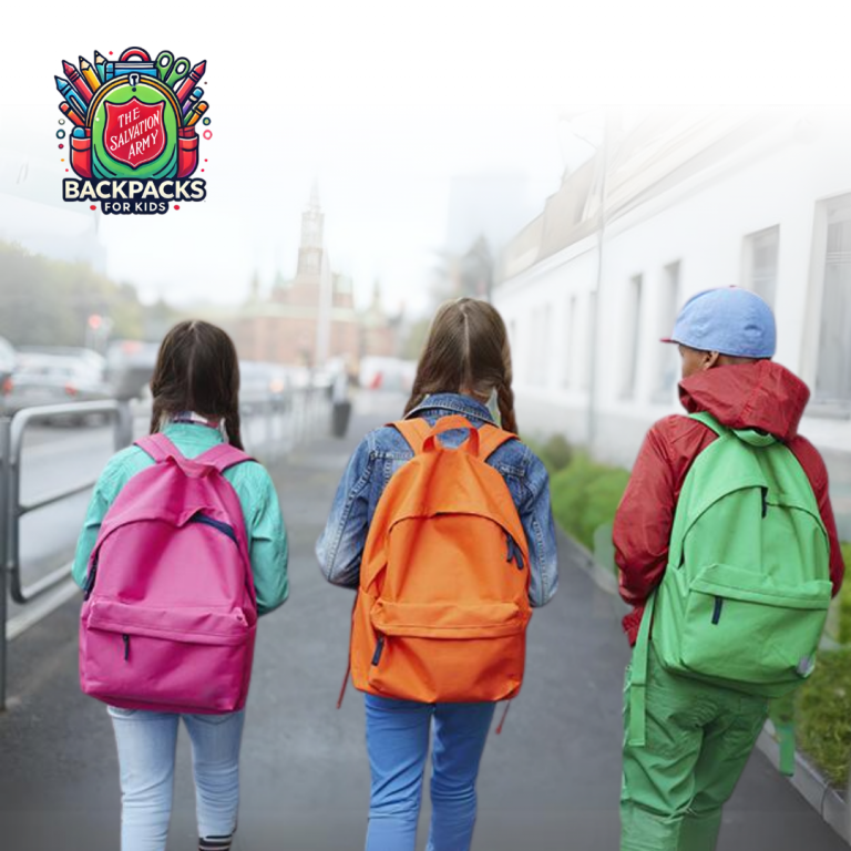 Backpacks for Kids - The Salvation Army Regina Community Church